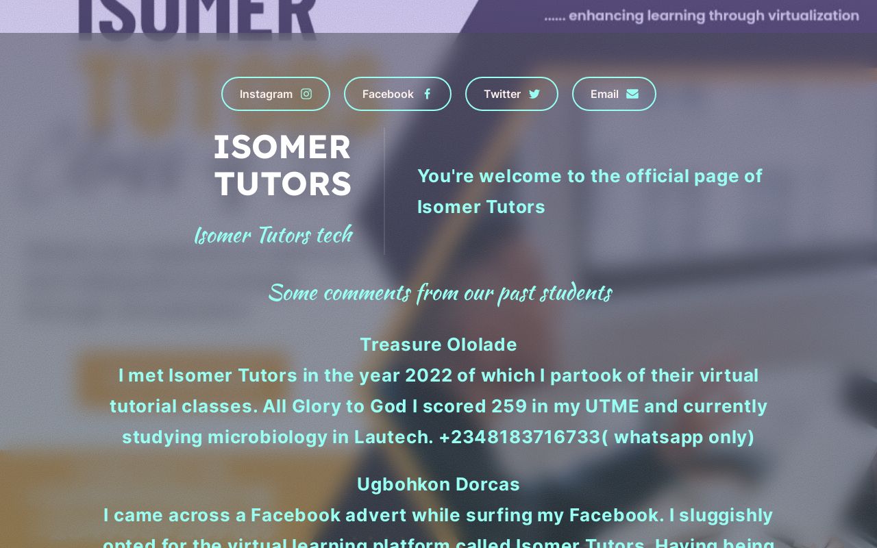Isomer Tutors